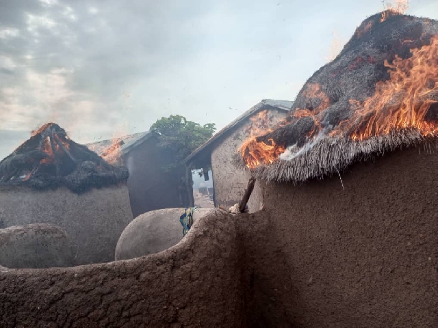 Sagong community set ablaze due to reoccurring fighting between Anufors ...