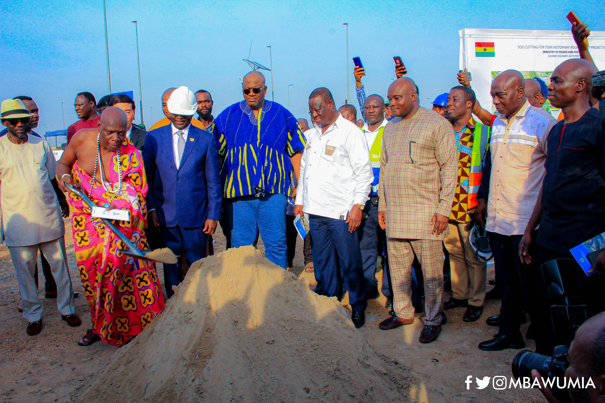VP Bawumia cuts sod for Tema Motorway Roundabout phase 2 ...