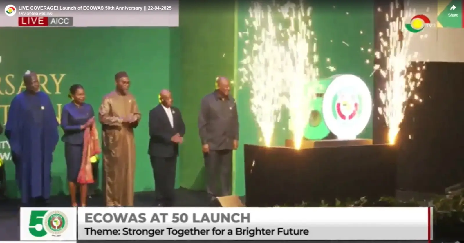 ECOWAS launches 50th Anniversary Celebration in Ghana ...